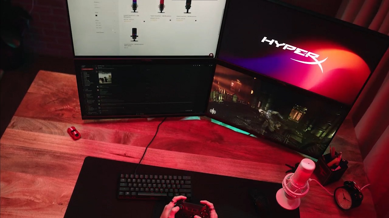 HyperX lancia i suoi primi monitor: Armada 25 e Armada 27 con braccio da scrivania incluso ...
