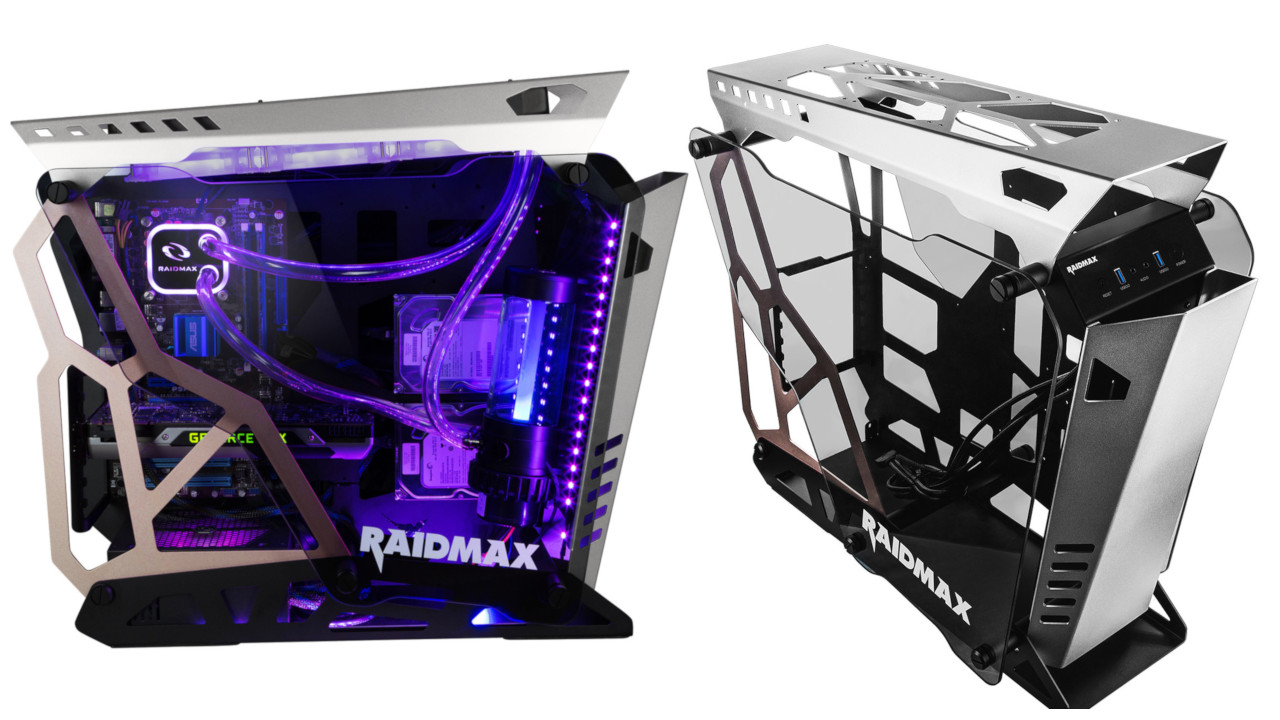 Raidmax, case mid-tower open air: ecco l'X08 in alluminio e vetro ...
