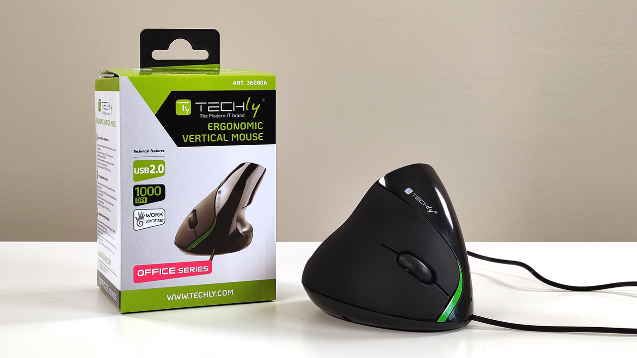 Mouse Verticale Ergonomico a 12,40€ da TECHly: lo abbiamo provato ed ...