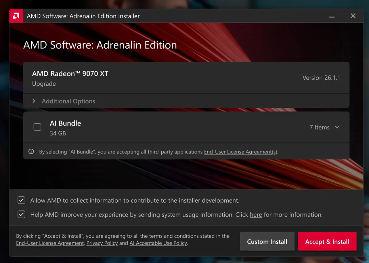 AI Bundle, la novità dei driver AMD Adrenalin per usare facilmente l'IA ...