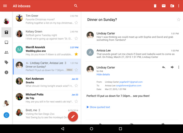 Gmail adesso con posta in arrivo unificata su Android | Hardware Upgrade